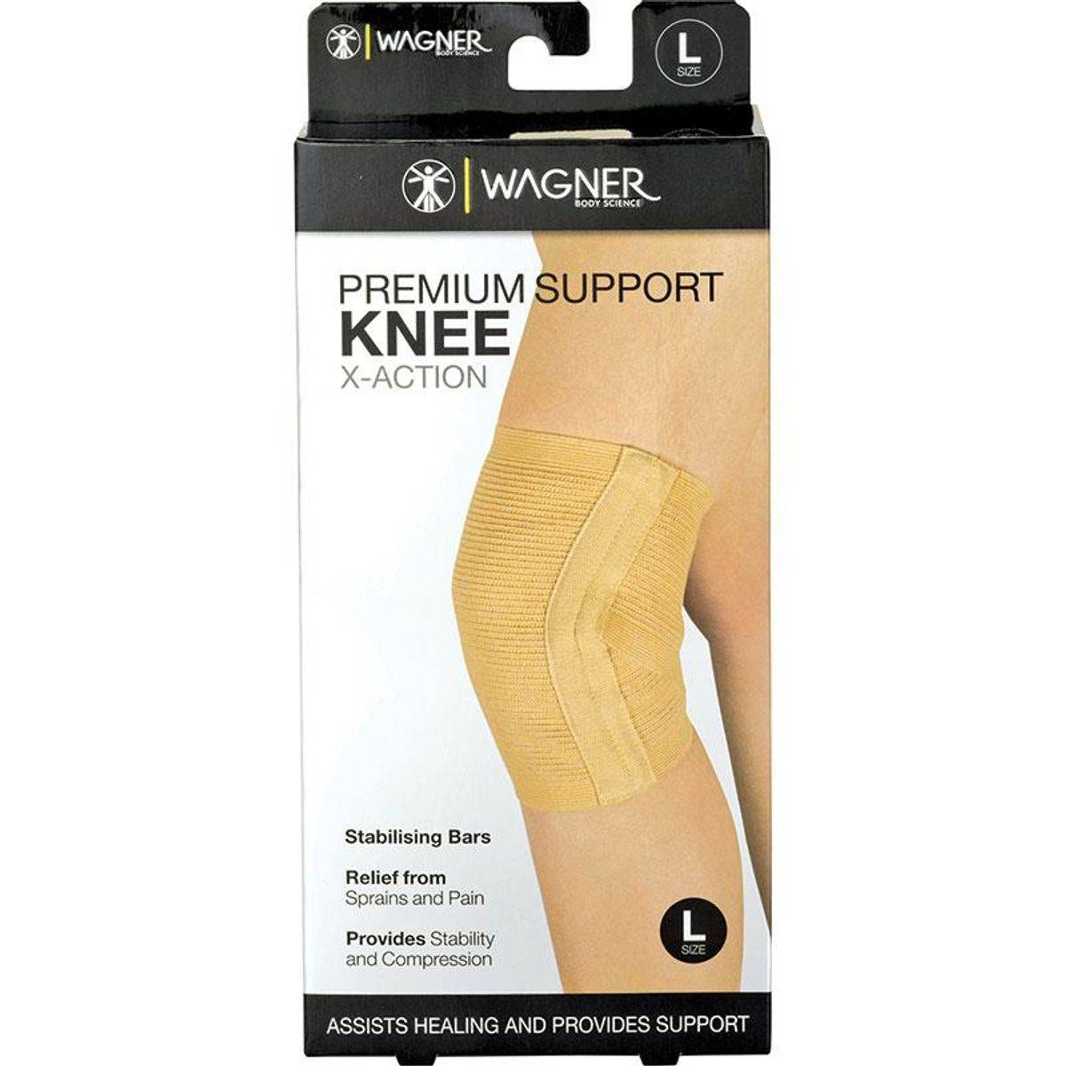 Wagner Body Science Premium Support Knee X-Action Large – Chemist ...