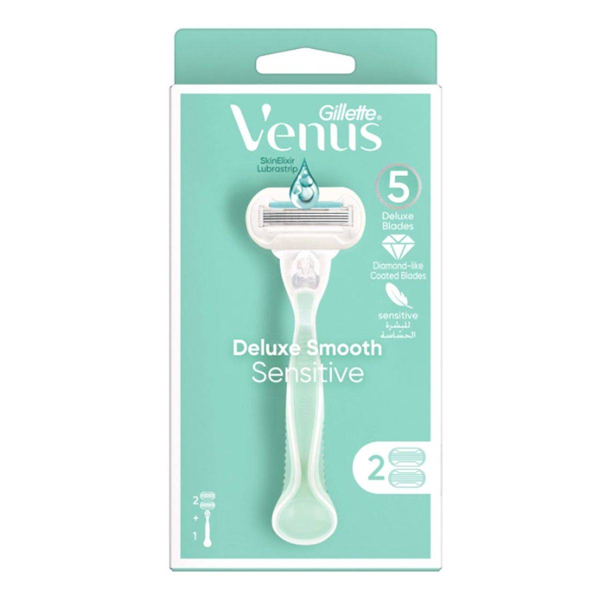 Venus Razor Deluxe Smooth Sensitive + 2 Refills – Chemist Warehouse UAE