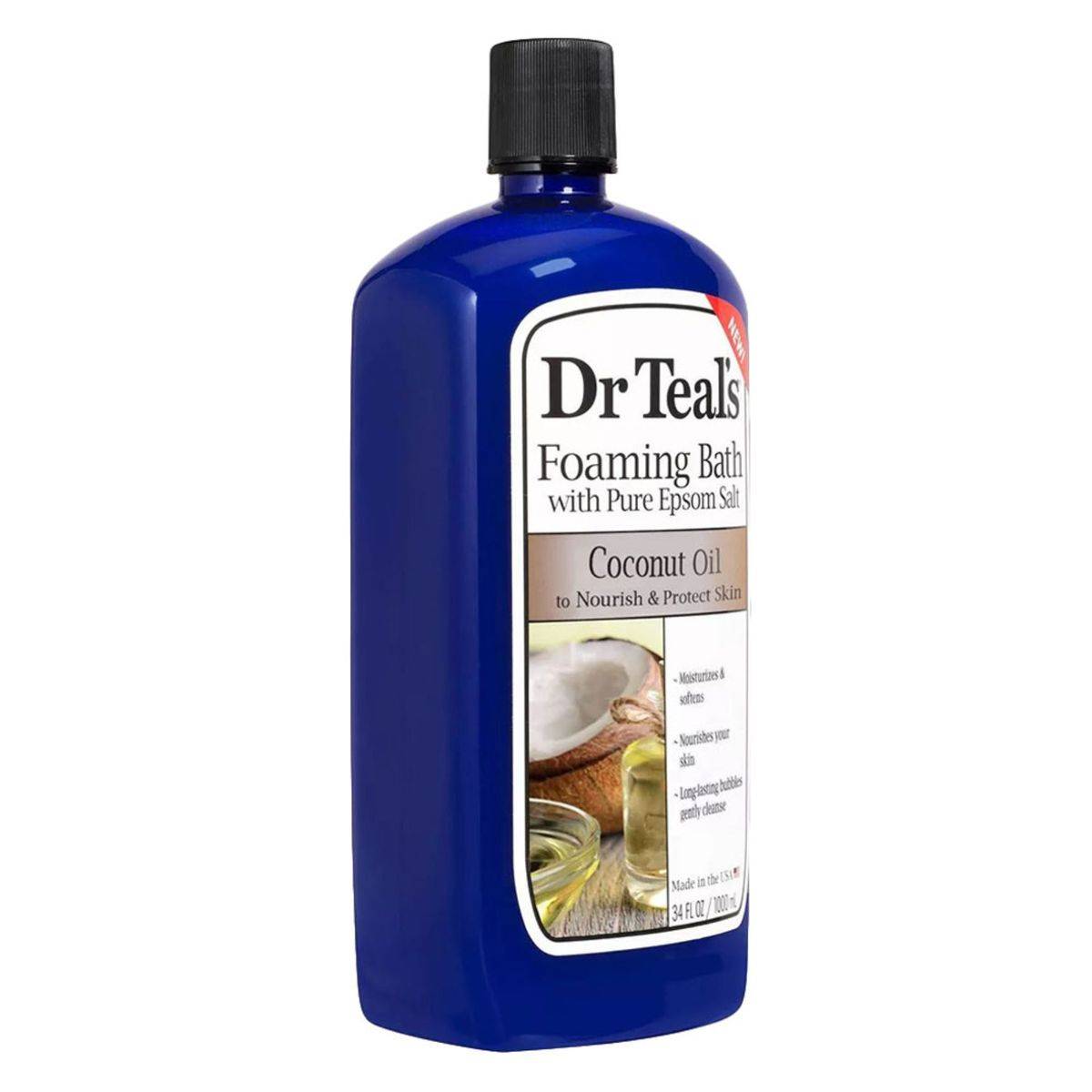 Dr Teals Foaming Bath With Pure Epsom Salt Nourish & Protect 1000ml ...
