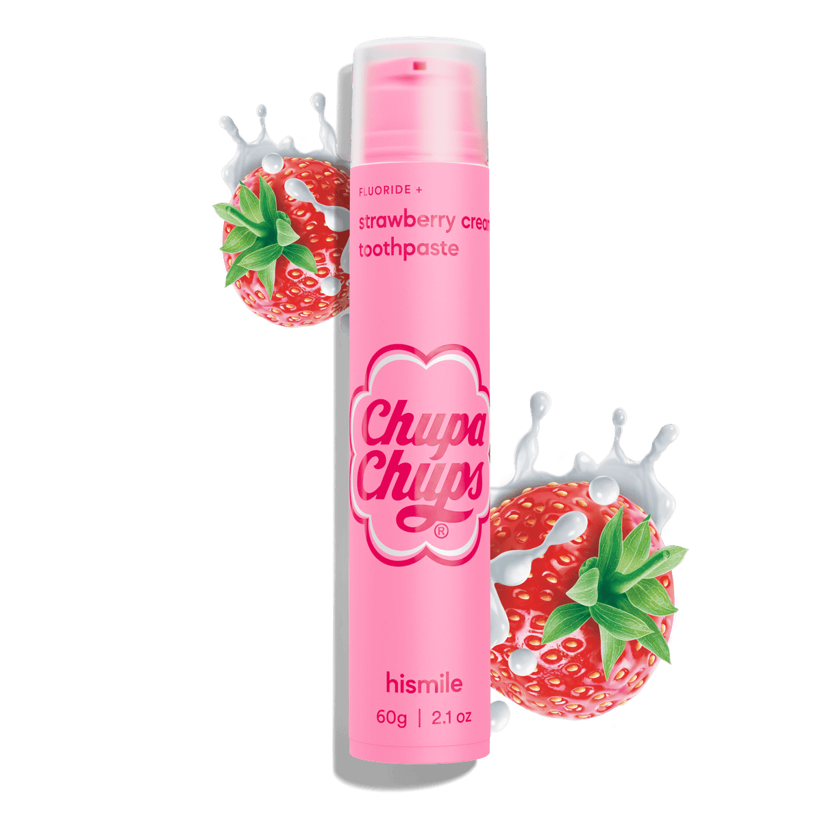 Hismile Toothpaste Chupa Chup Strawberry & Cream 60g – Chemist ...