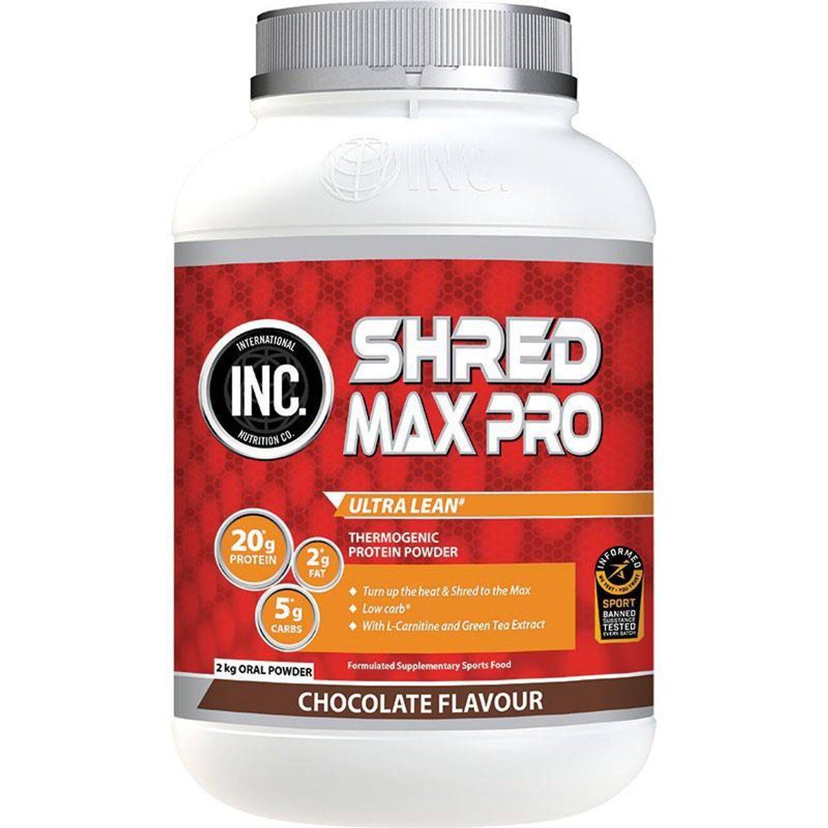 INC Shred Max Pro Chocolate 2kg – Chemist Warehouse UAE