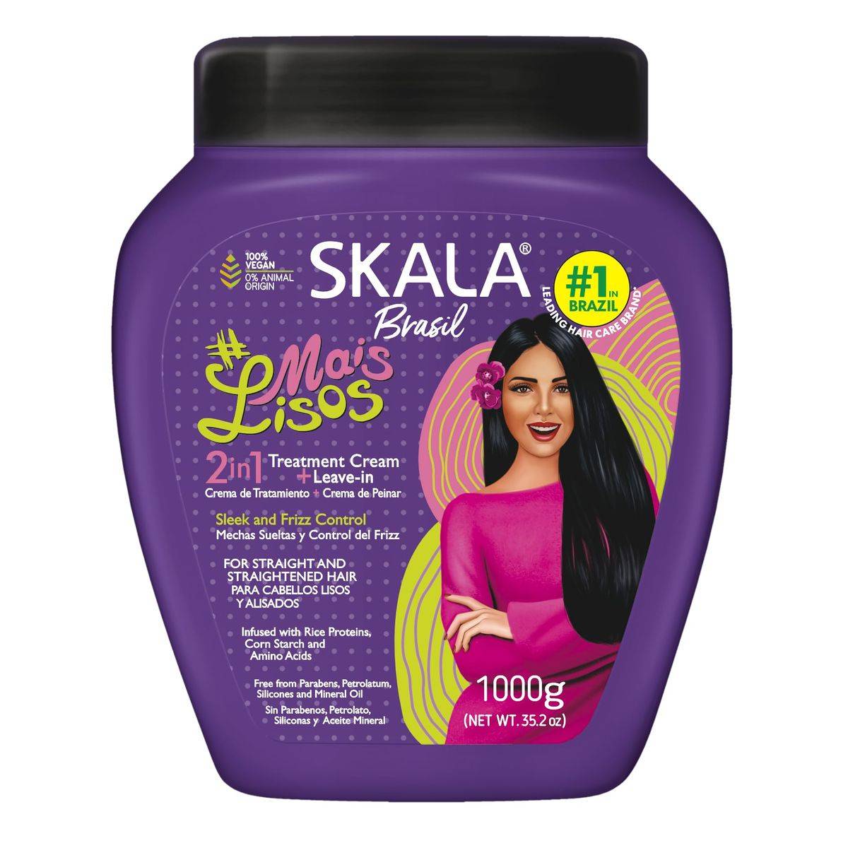 Skala Expert Mais Lisos Leave In + Hair Treatment Conditioning 1kg ...