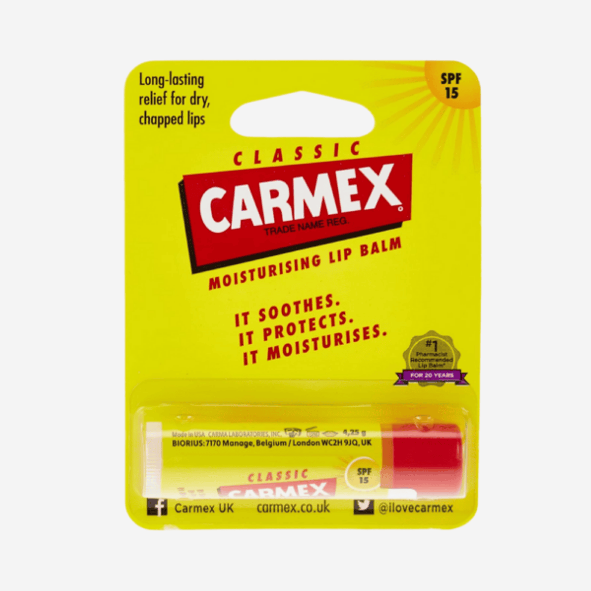 Carmex Lip Balm Click Stick Original 4.25g – Chemist Warehouse UAE
