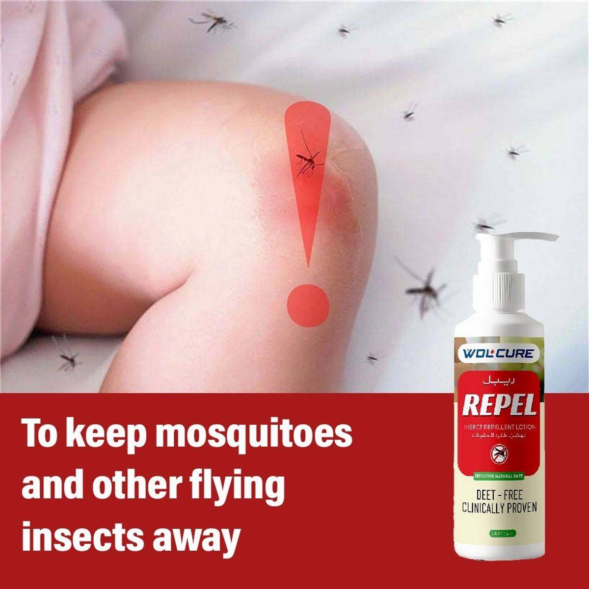 Wolcure Repel Insect Repellent Lotion 100ml – Chemist Warehouse UAE