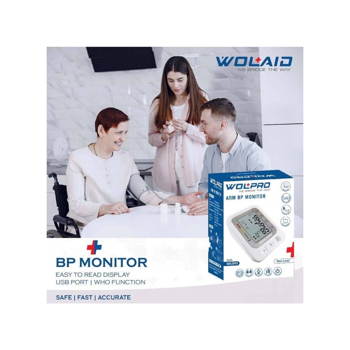 Wolpro Blood Pressure Monitor Arm WOLBP01 – Chemist Warehouse UAE