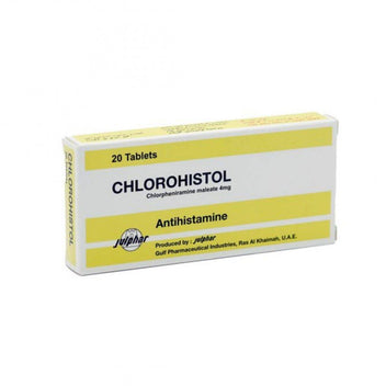 Chlorohistol 4mg 20 Tablets – Chemist Warehouse UAE