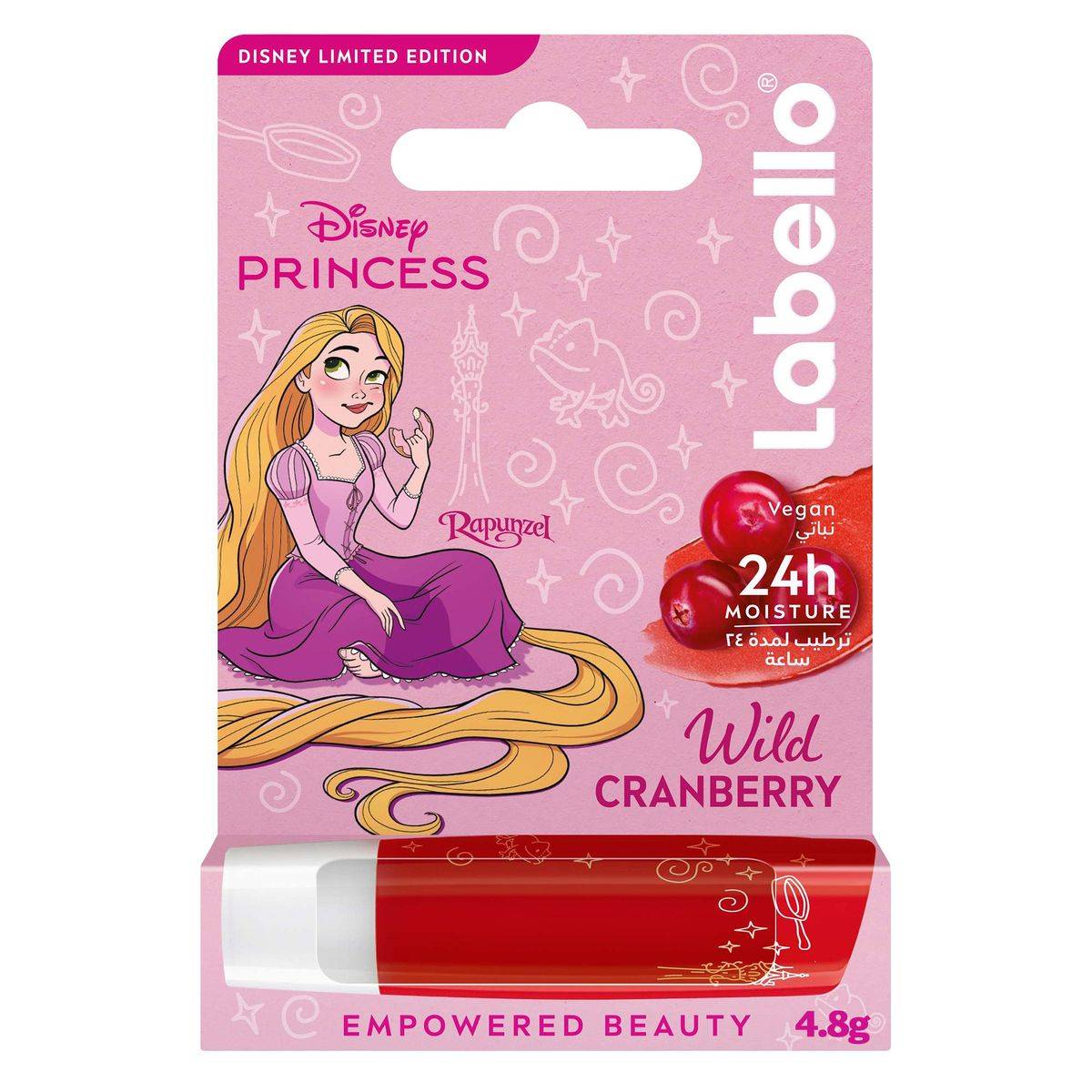 Labello Lip Balm Disney Princess Wild Cranberry 4.8g – Chemist ...