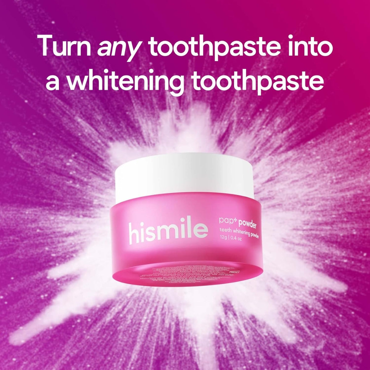 Hismile PAP+ Teeth Whitening Powder 12g – Chemist Warehouse UAE