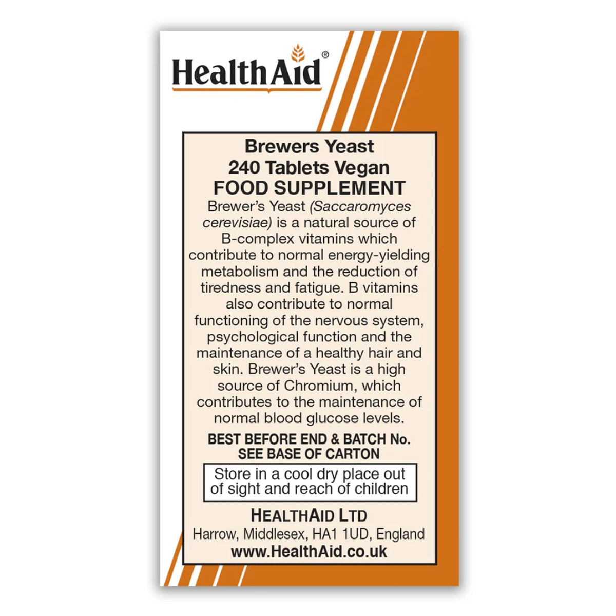 HealthAid Brewers Yeast 240 Tablets – Chemist Warehouse UAE