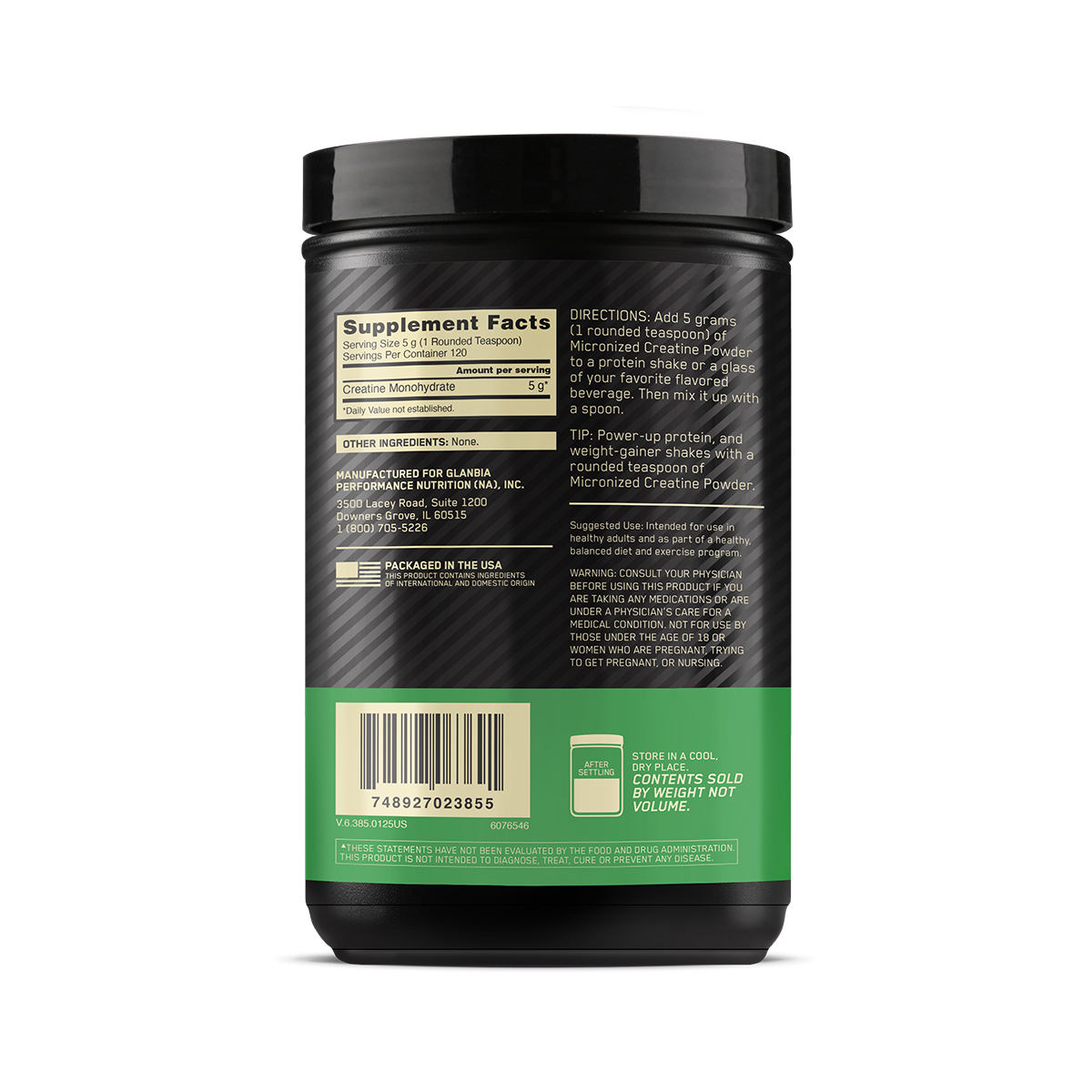 Optimum Nutrition Creatine Powder 600g – Chemist Warehouse UAE