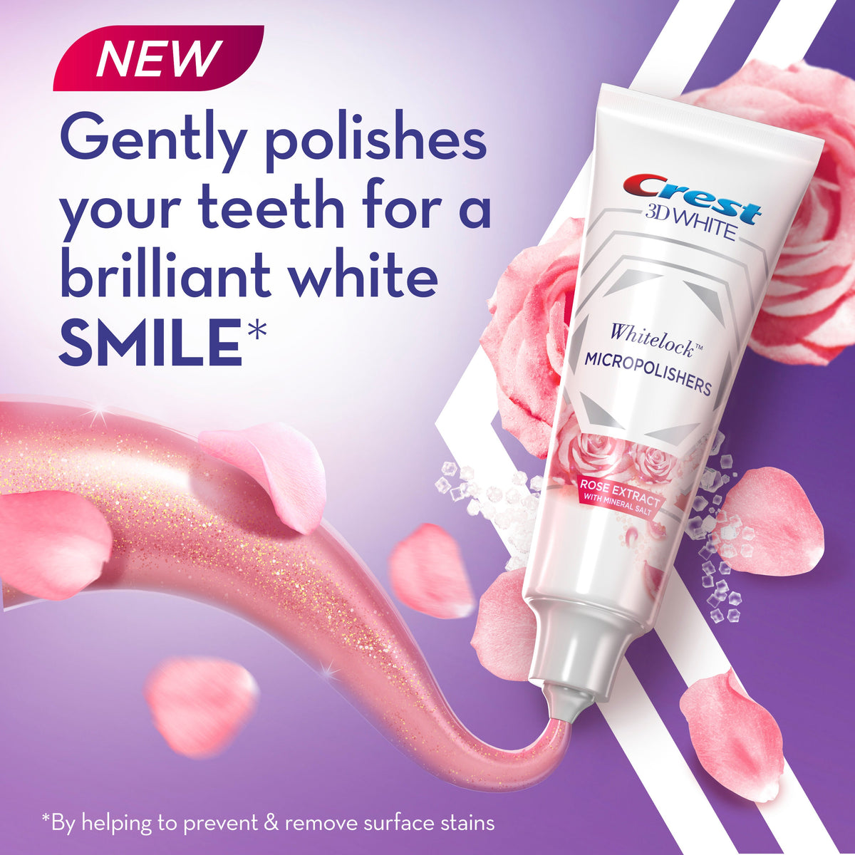 Crest Toothpaste 3D White White Lock Rose 88ml – Chemist Warehouse UAE